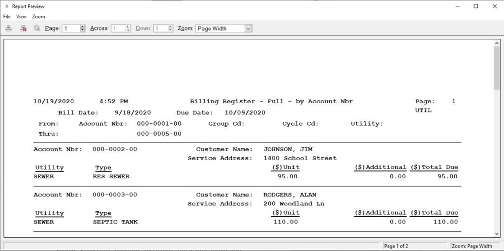 Utility Billing LITE
